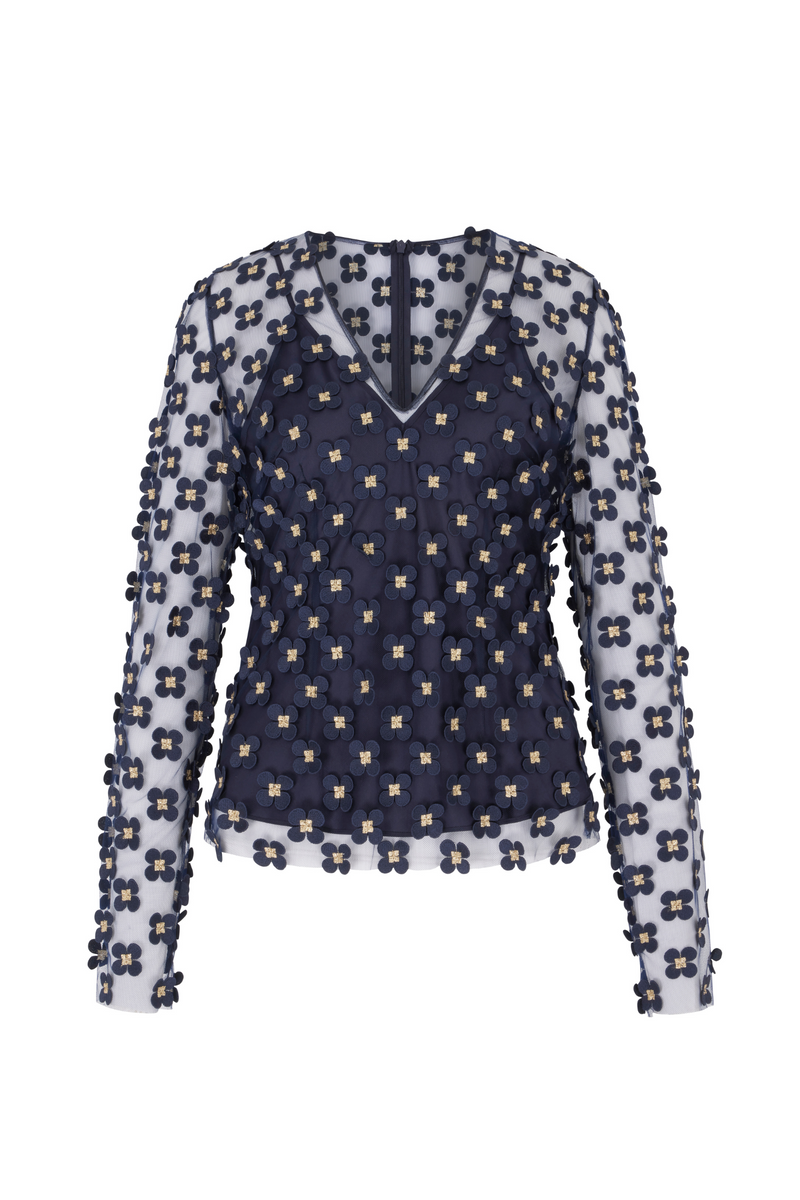 Eos & Harmonia Appliqué Daisy Lace Set – Suzannah London
