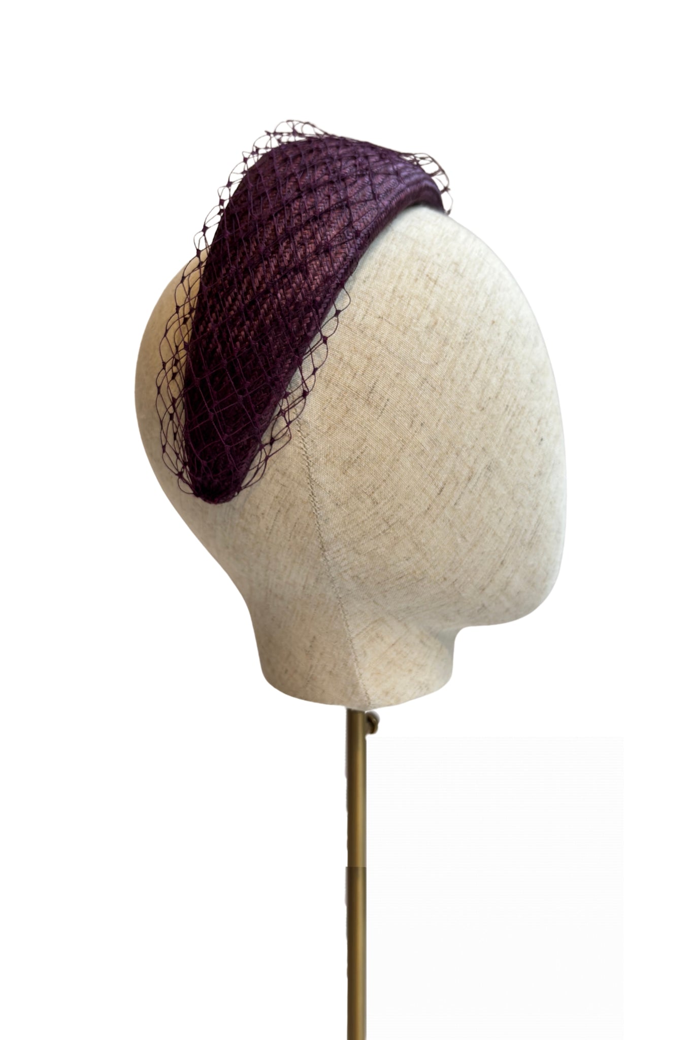 Veiled Band Aubergine x John Boyd – Suzannah London