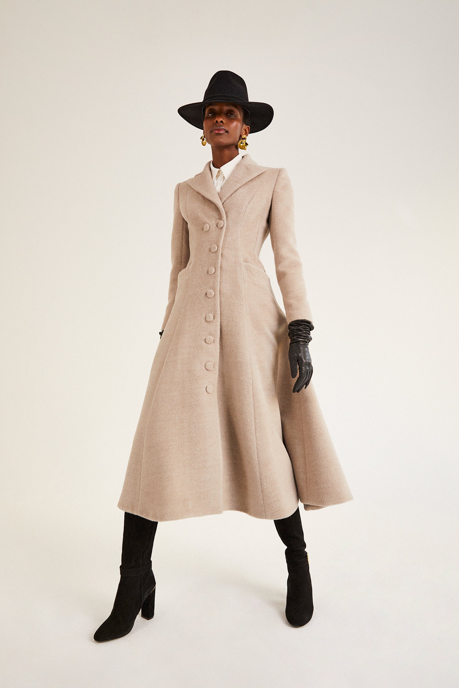 Suzannah London | Alabama Coat Stone Alpaca | Luxury Coating