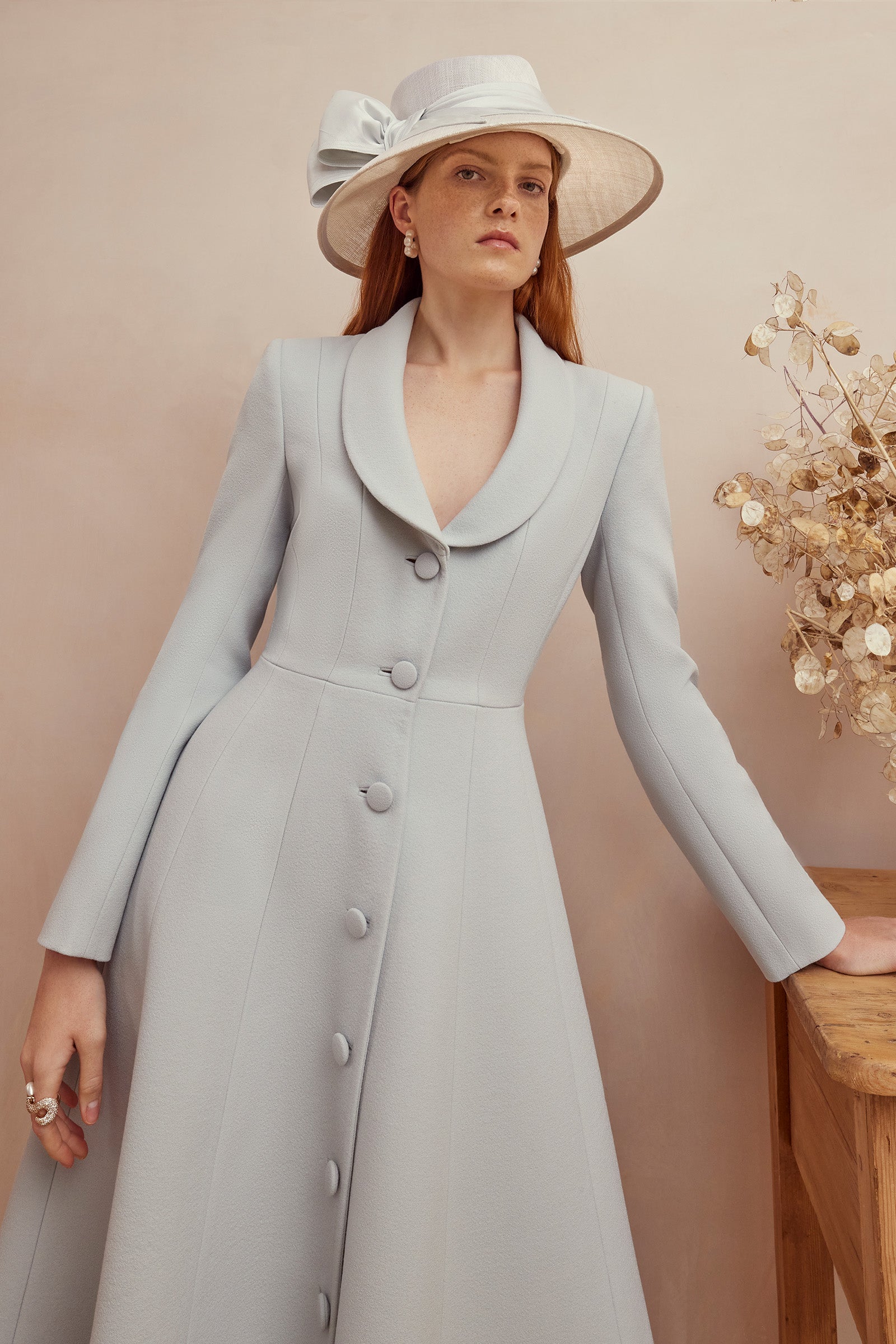 Suzannah London | Boston Coat | Eucalyptus Wool Crepe