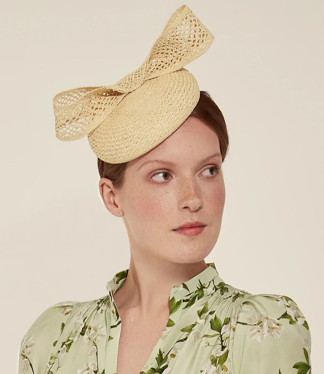 Suzannah London | Cecily Straw hat x Ruth Ravenscroft | Luxury Millinery