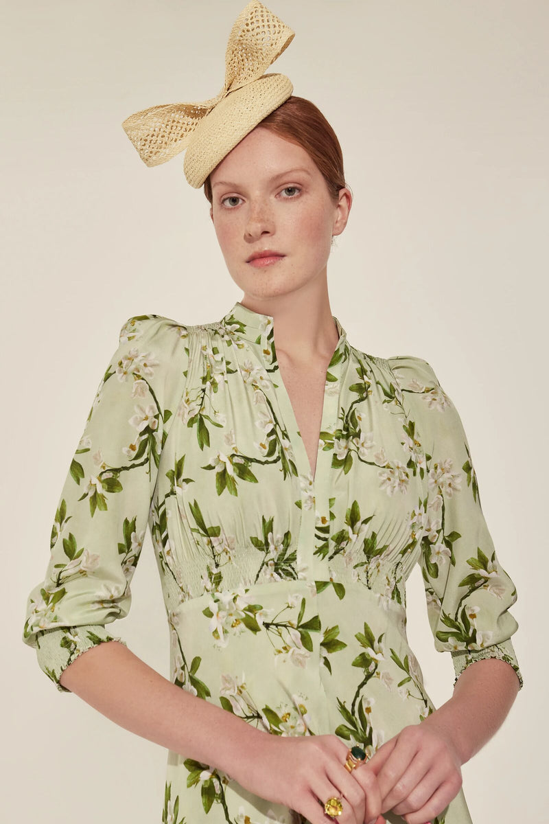Suzannah London | Cecily Straw hat x Ruth Ravenscroft | Luxury Millinery
