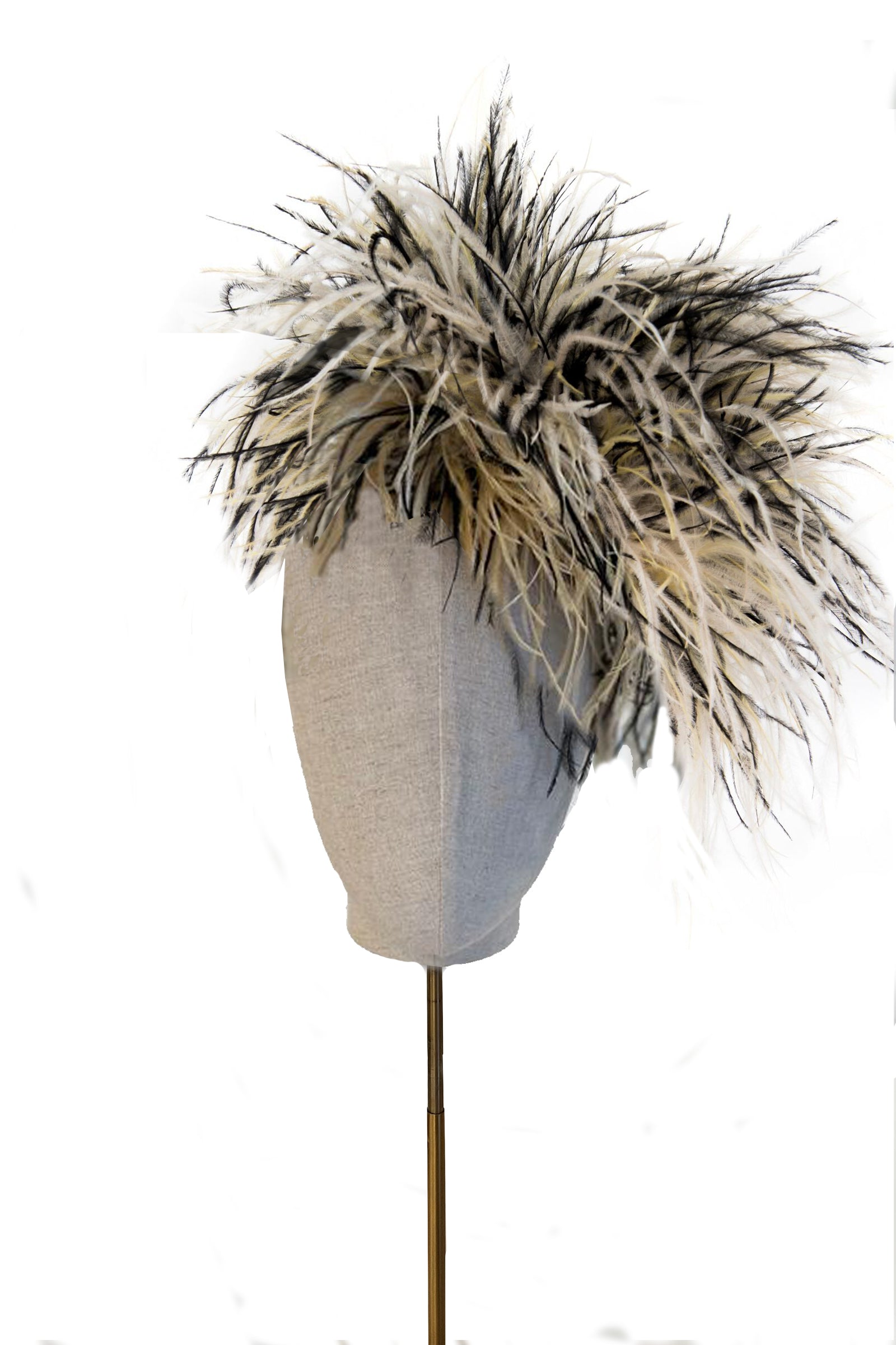 Puff Feather Head Piece Leopard – Suzannah London