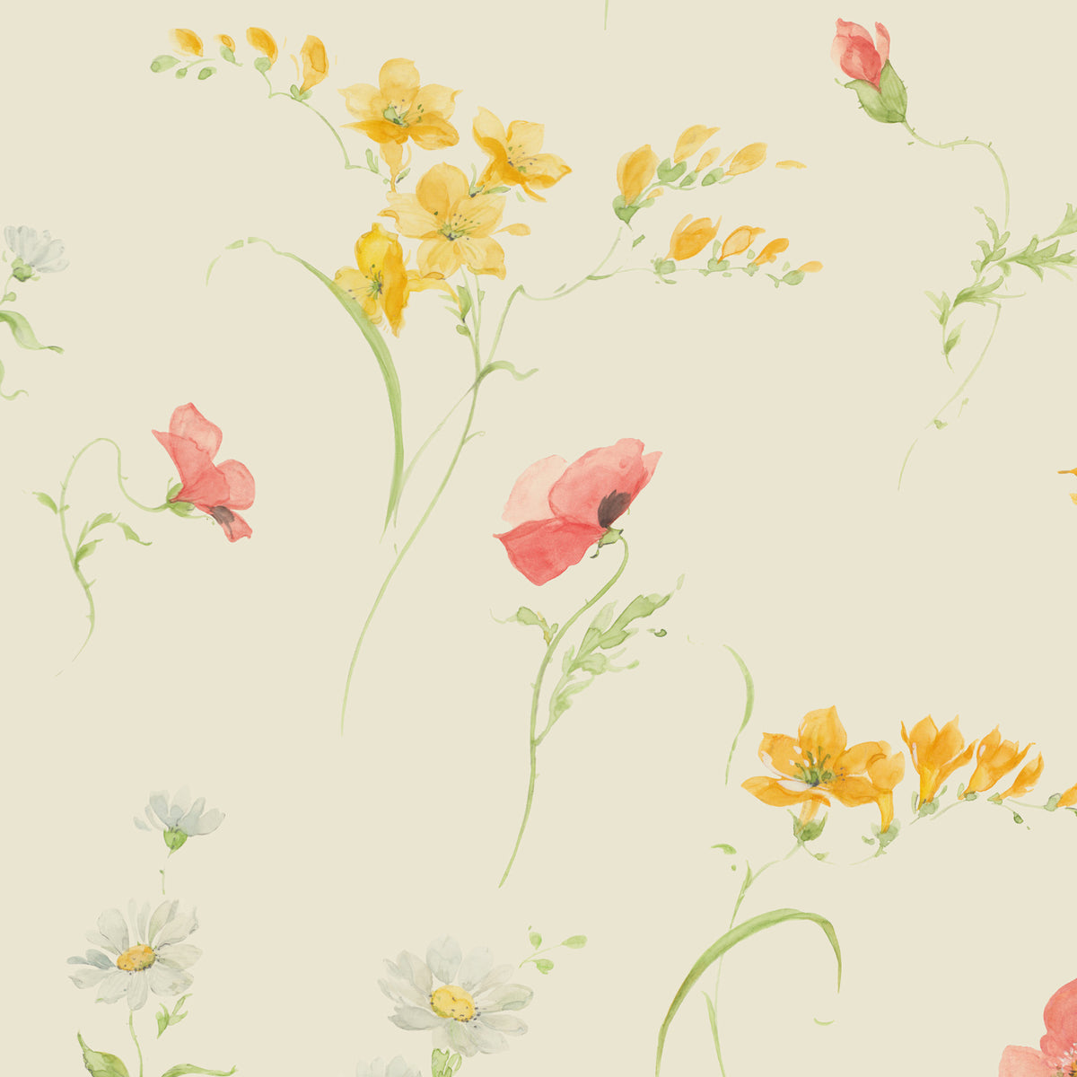 Meadow Floral Crepe De Chine – Suzannah London