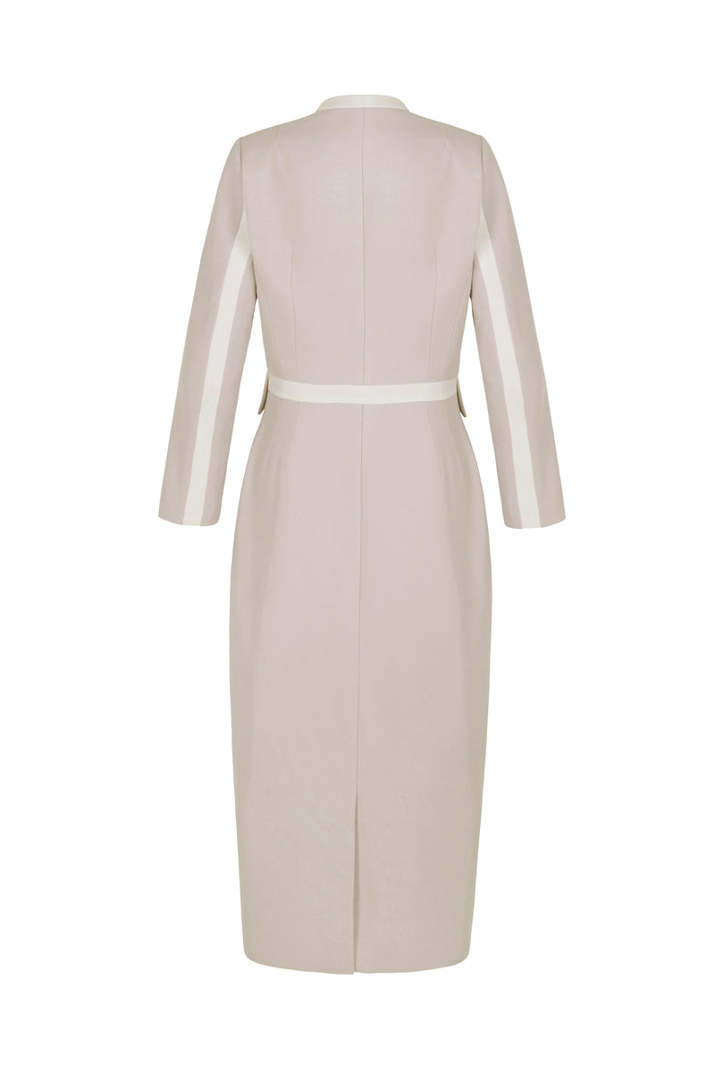 Simple Coat Dress Cosmetic Pink | Luxury Coats | Suzannah London