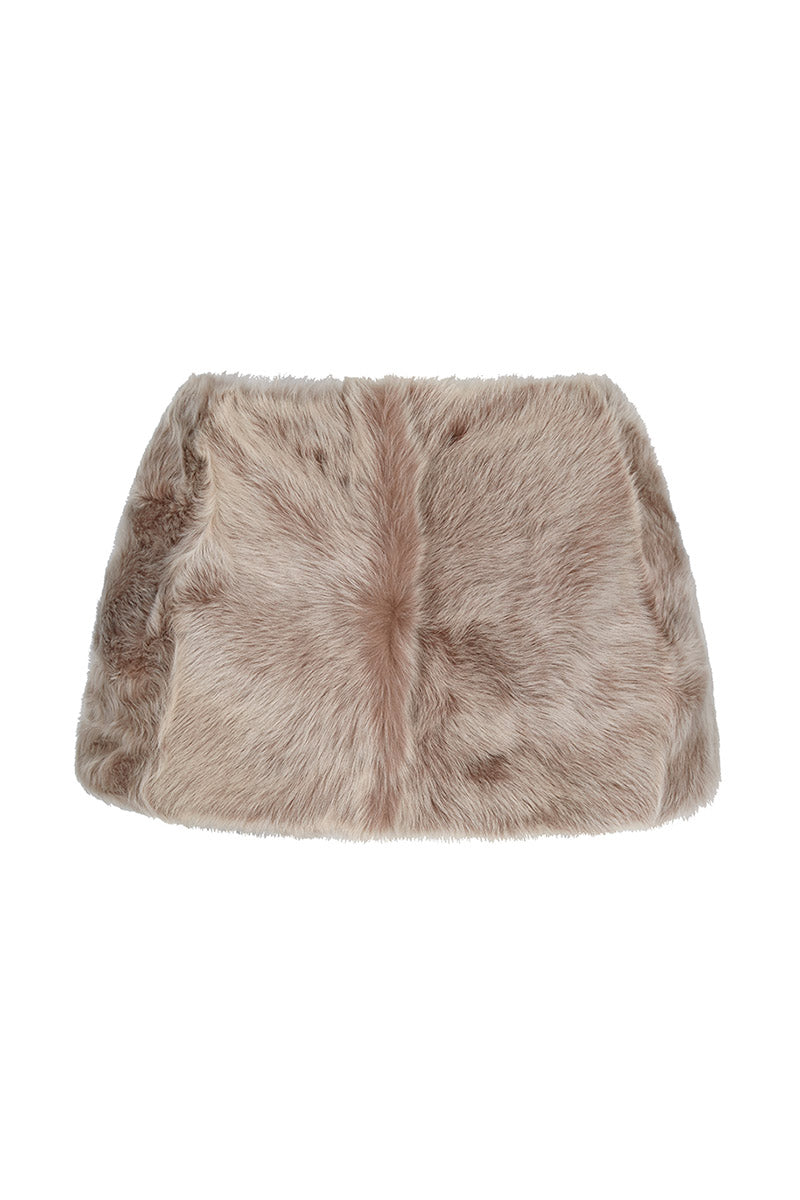 Nebraska Sheepskin Cape Stone | Suzannah London